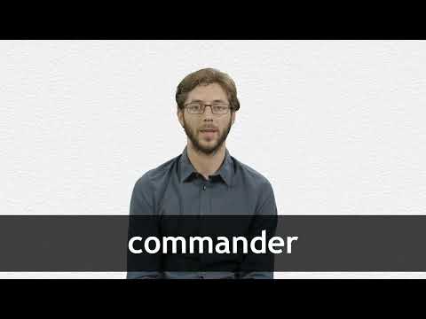 English Translation of “COMMANDER” | Collins French-English Dictionary