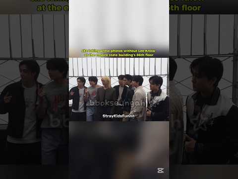 he didn't take press photos because of fear of height❤️ #leeknow #straykids #shorts