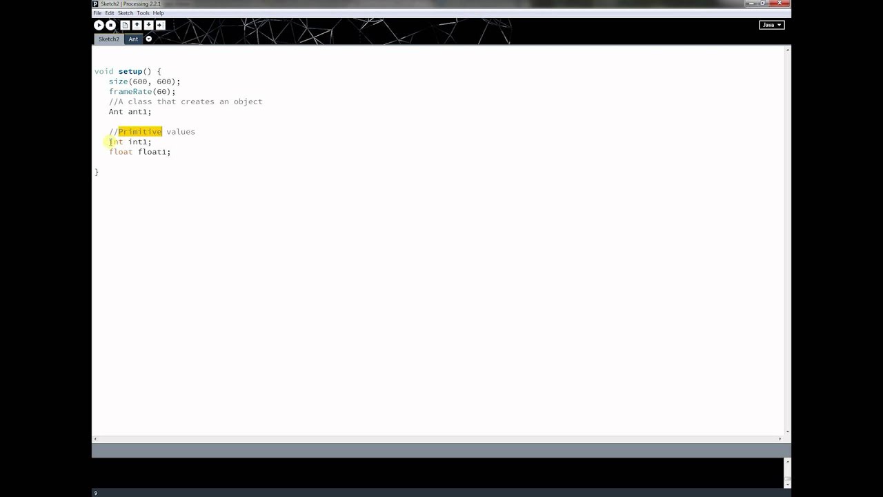 Processing Tutorial: Lesson 14 - Introduction to Classes and Objects