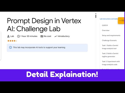 Prompt Design in Vertex AI: Challenge Lab | GSP519