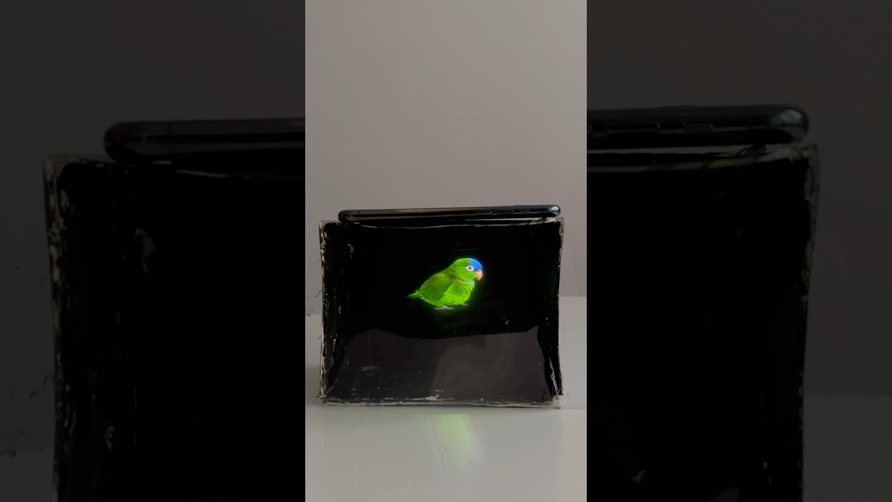 DIY Hologram Projector at Home ✨ | Easy Science Experiment for Kids | 3D Hologram from Phone