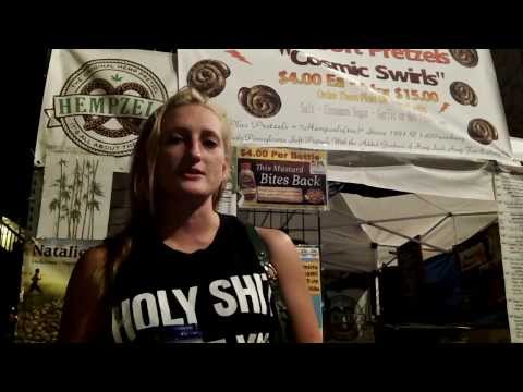 Getting real at the Bethlehem Music Fest - Stormy got Hempzelized