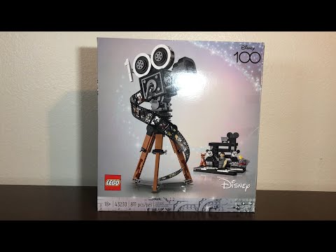 Lego Disney 100 Walt Disney Tribute Camera Set Review
