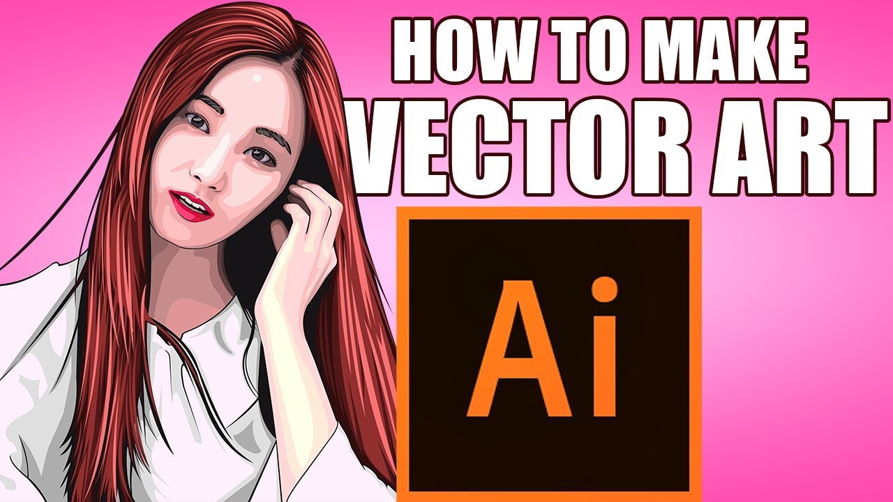 How To Make Vector/Vexel Art for a Gorgeous Girl | Adobe Illustrator CC