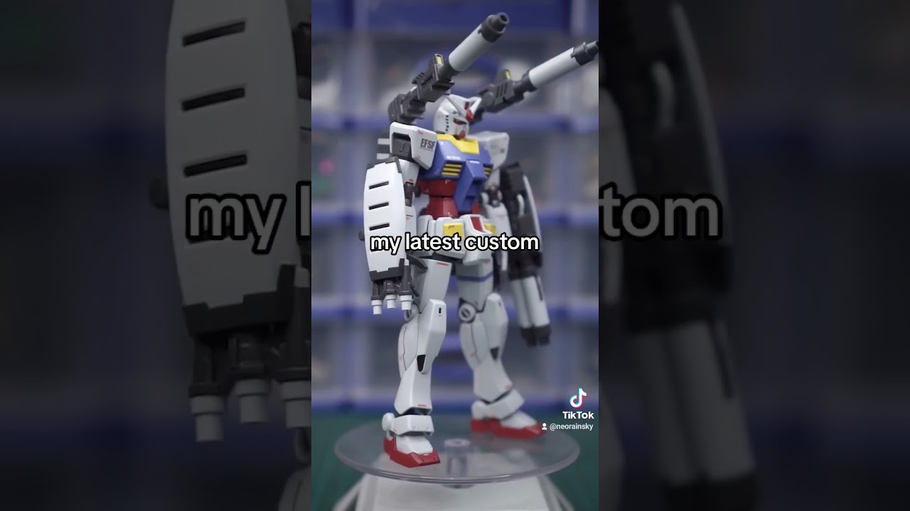 My first Gunpla custom vs my latest Gunpla custom