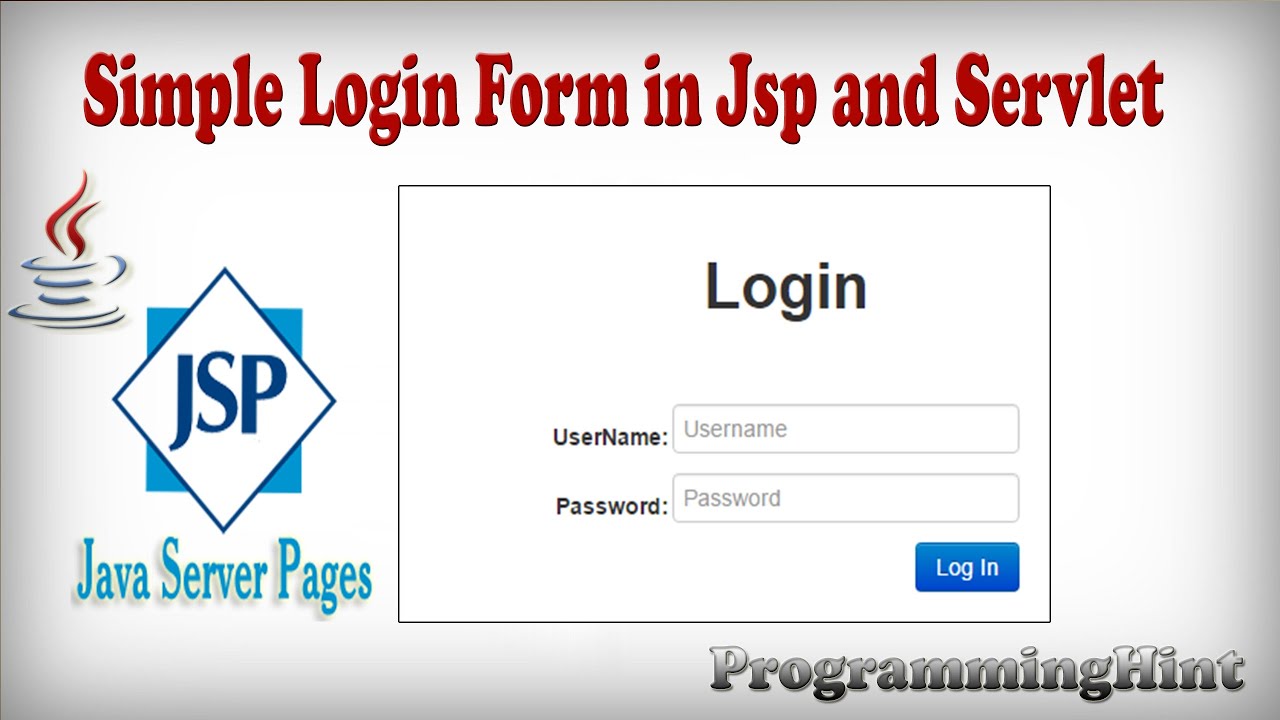 Simple admin Login form in jsp and servlet using bootstrap css for Begineers