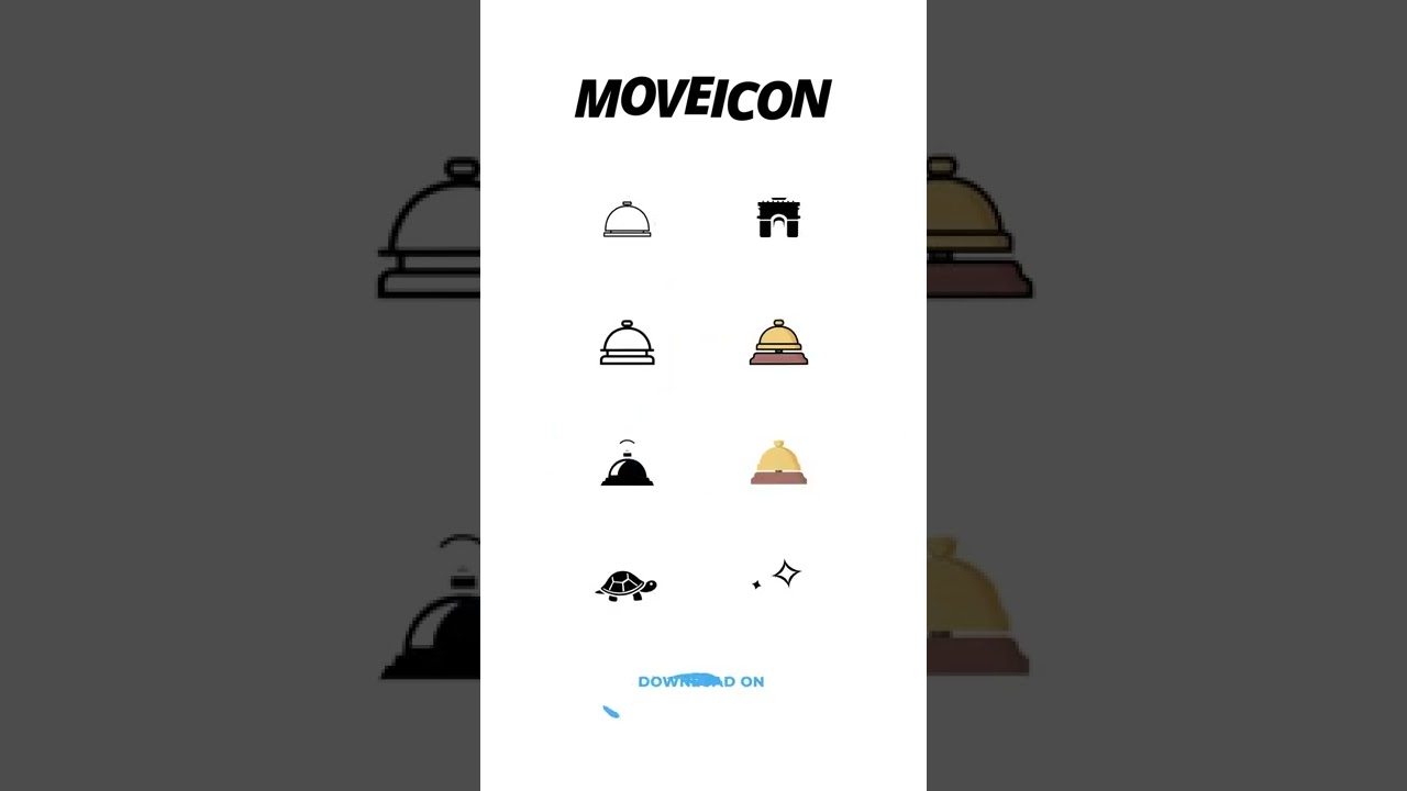 New animated icons for web, video, after effect