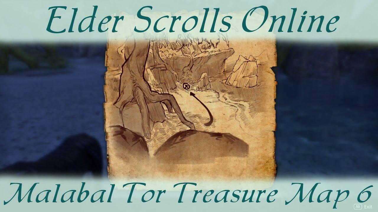 Malabal Tor Treasure Map 6 vi [Elder Scrolls Online] ESO