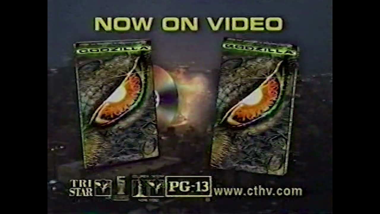 Godzilla VHS & DVD Release Ad #2 (1998)
