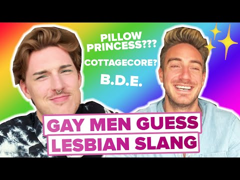Gay Men Guess Lesbian Slang