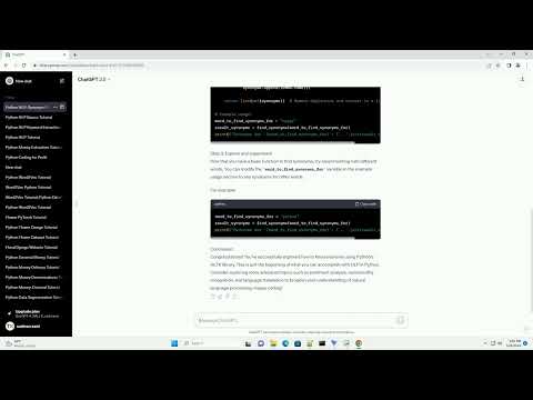 python nlp find synonyms