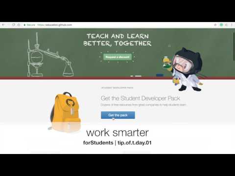 Get your 500$ worth resources from GitHub Education Packs | forStudents.tip.of.t.day.01