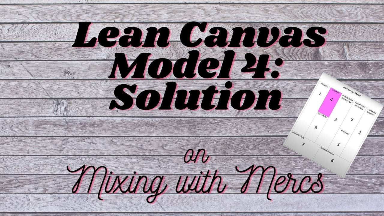 Lean Canvas Model 4 Solution