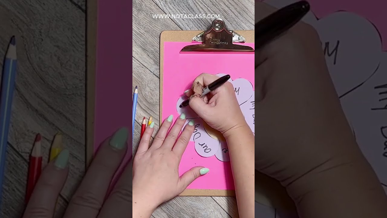 Flower Craft Template & Writing Activity for Spring, Easter and Bulletin Board