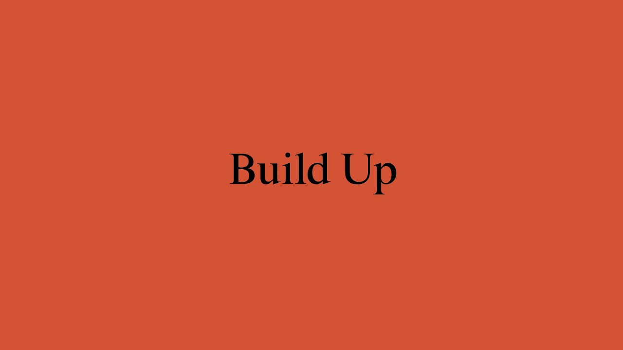 New Architects 4: Build Up