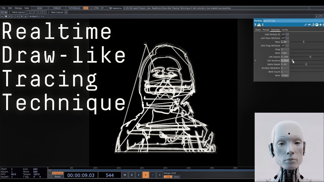 [Tutorial] Realtime Draw-like Tracing Technique - TouchDesigner