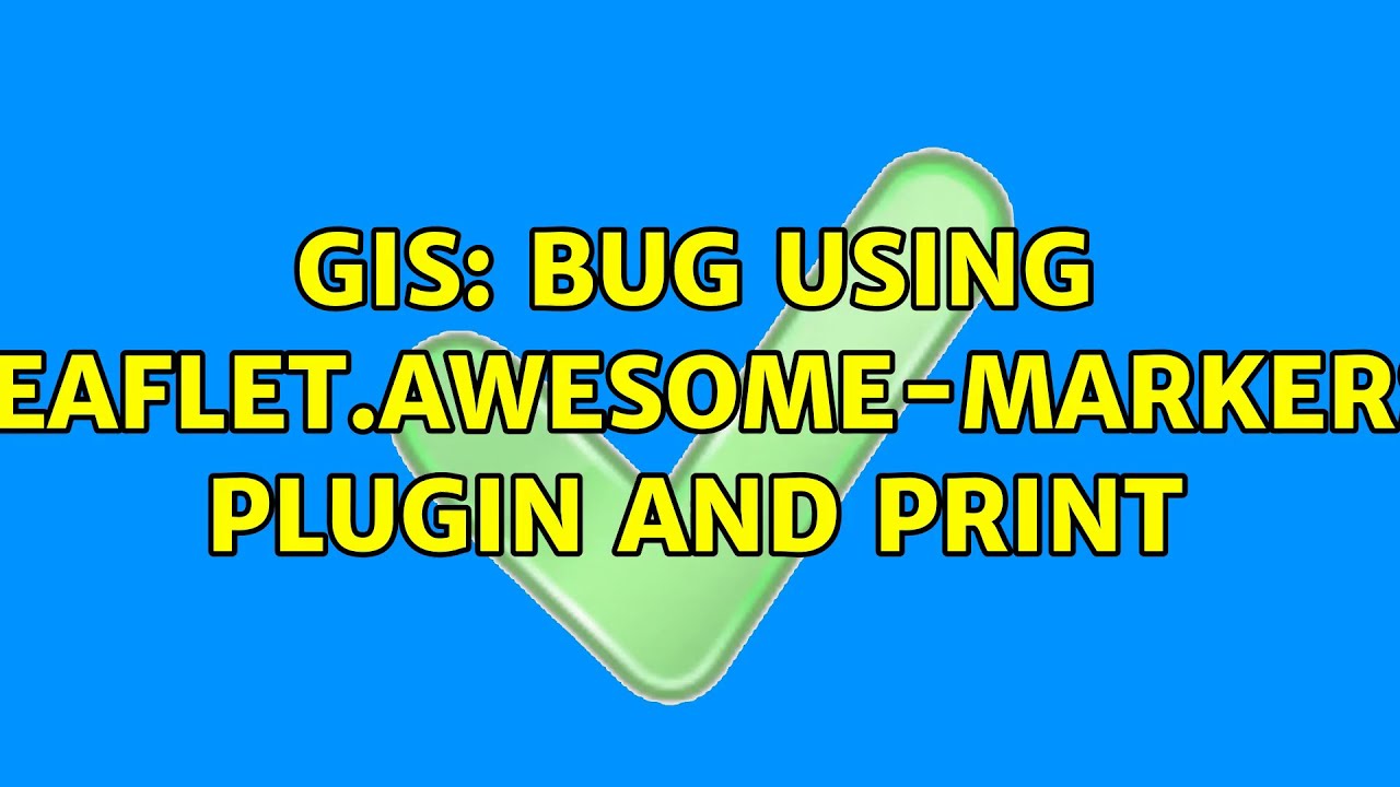 GIS: Bug using Leaflet.awesome-markers plugin and print