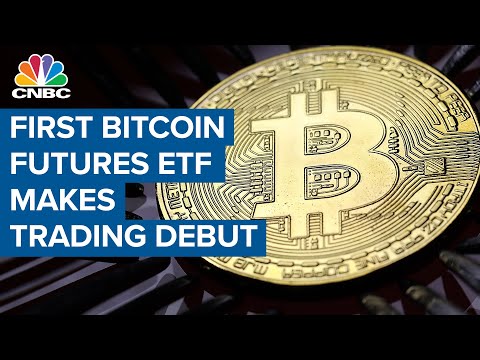 First bitcoin futures ETF from ProShares makes trading debut
