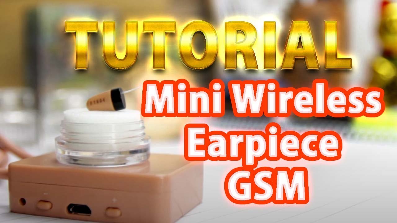 How to use GSM mini wireless earpiece from 24kupi.com