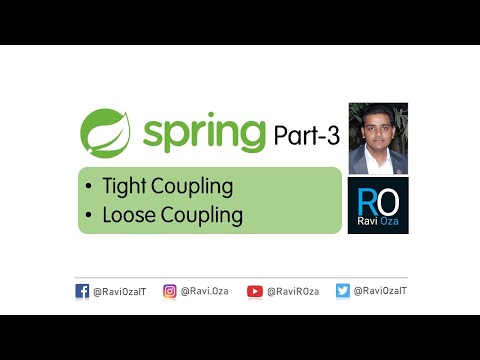 Watch “Spring Part-3 | Tight Coupling and Loose Coupling in Spring ...