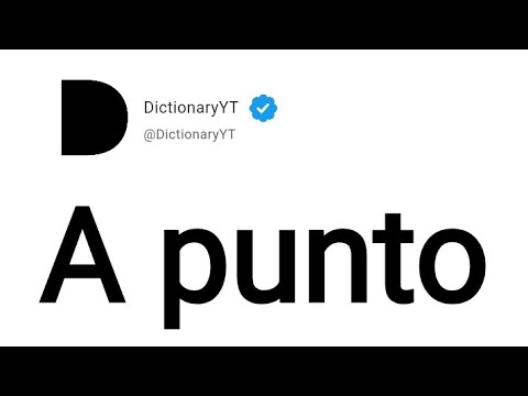 A punto Meaning in English