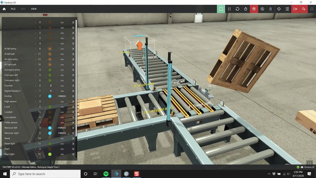 Factory I/O Challenge 2 [Part B]