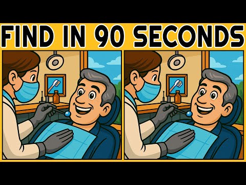 🧠 Spot the Difference Game | If You Can Find All the Differences, You are Genius!《Hard》
