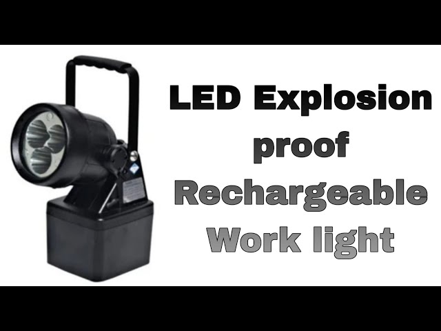 Explosion Proof Lights - Rechargeable Intrinsically Safe Torch Trader ...