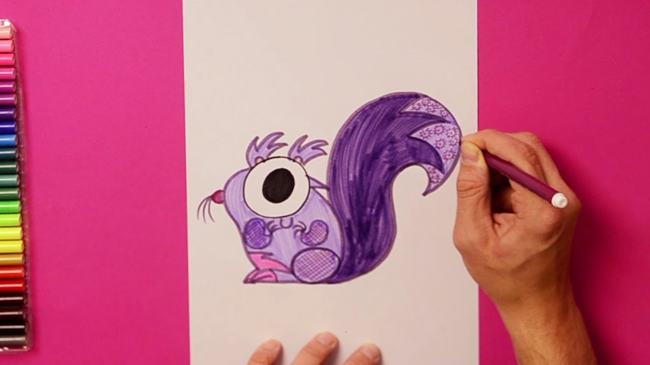 How to draw Patchwork Pals Squirrel