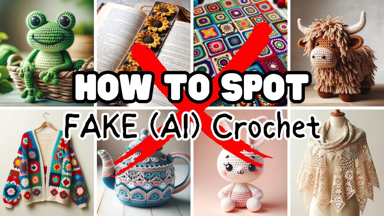 How to Spot FAKE (AI) CROCHET So You DON'T Get SCAMMED
