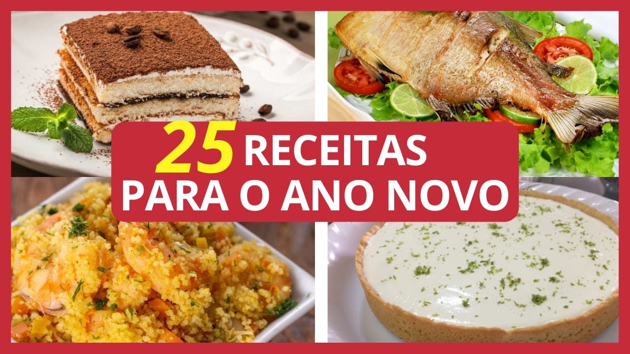 25 Melhores Receitas Para Fazer e Vender no Ano Novo 🎇💰 | #receitasdereveillon