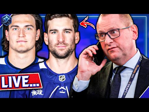 Leafs Free Agency Reports ESCALATING... Big Move Incoming | LIVE Draft Watch Along
