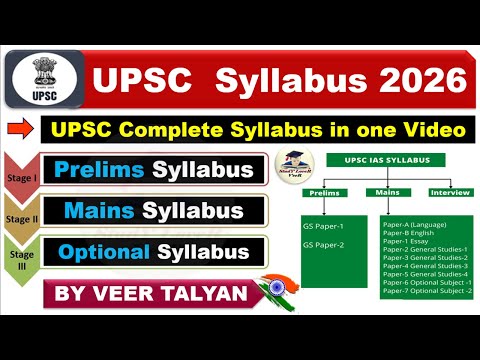 UPSC Syllabus 2026 in Hindi | UPSC Civil Services Exam Syllabus Overview | UPSC IAS Exam Pattern