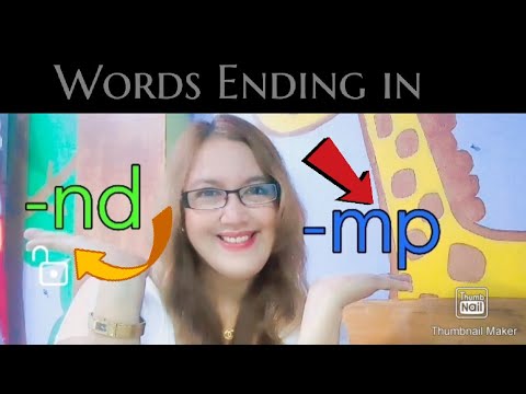 Ending blends -mp and -nd (Kindergarten 2)
