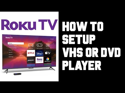 Roku TV How To Hookup DVD or VHS Player - How To Play DVDs or VHS on Roku TV Step By Step Guide