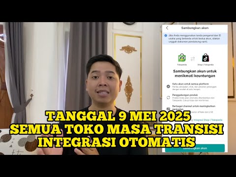 INTEGRASI TOKO TIKTOK TOKOPEDIA GAGAL KARENA TIDAK MEMENUHI SYARAT!