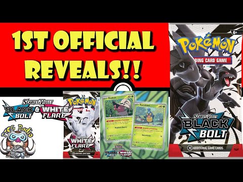 1st Cards Officially Revealed from Black Bolt & White Flare! Cheat Evolution! (Pokémon TCG News)