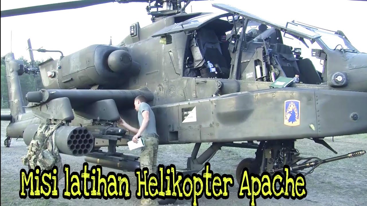 Apache Helicopters Training Mission U.S. Army