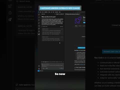 I Automate LinkedIn Outreach with Claude #claudeai #anthropic #vscode #outreach #linkedin