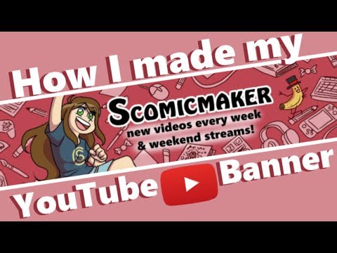 How I made my YouTube Banner! CSP Tutorial