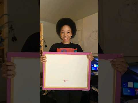 REVEALING THE BLACK WOMAN CARTOON CHARACTER PAINTING! #shorts
