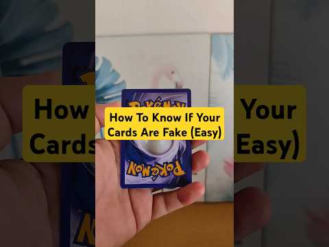 How To Know If Your Pokemon Card Is FAKE or REAL (Easy)