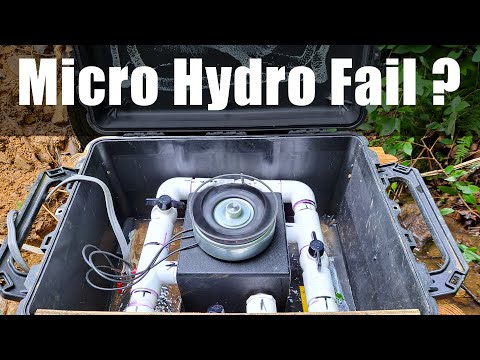 Micro Hydro only makes 60w - do your PSI and GPM research first