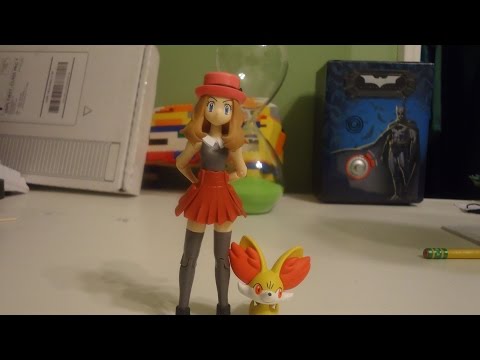 Pokemon XY Serena and Fennekin Figures DeGraphics Reviews (Re-uploaded)