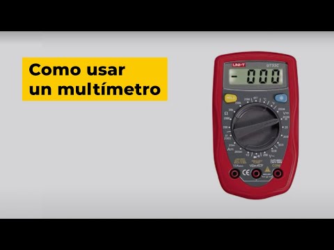 COMO USAR UN MULTIMETRO DIGITAL. – ElectriFacil.