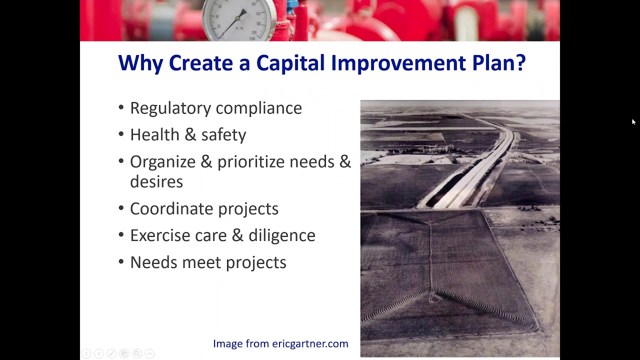 Ask the Expert  Capital Improvement Planning