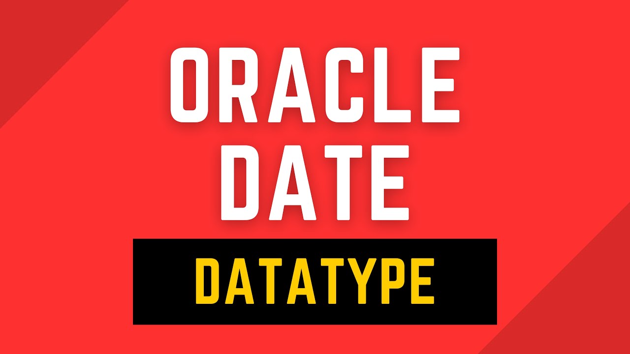 Oracle SQL DATE Data Types | Oracle SQL fundamentals