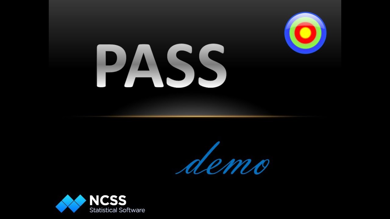 PASS Power Analysis and Sample Size Software (Product Demo)