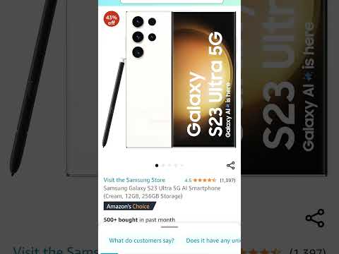 S23 Ultra price drop in Amazon great Indian sale #sale #youtubeshorts #youtube #amazing #fullyloaded