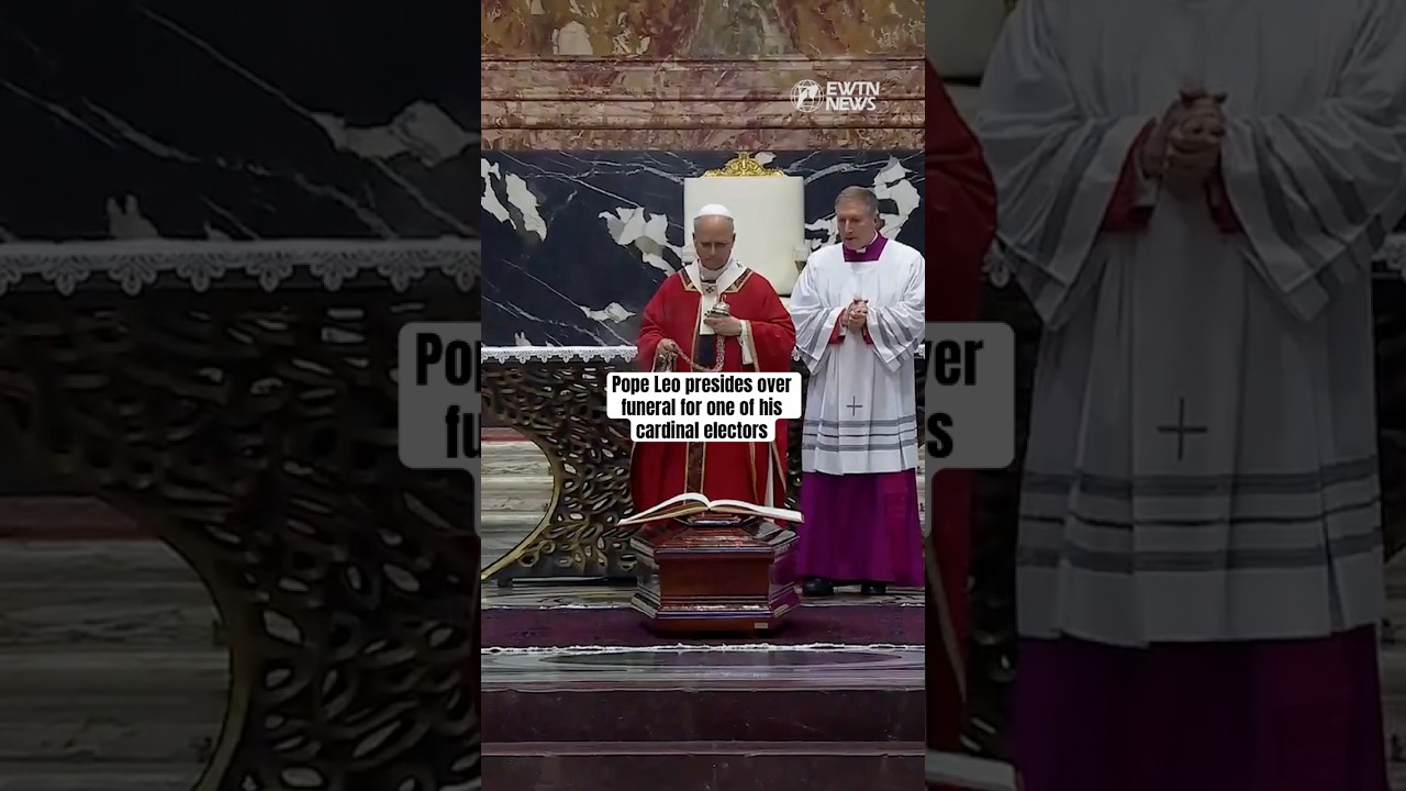 Pope Leo presides over the funeral Mass of Cardinal Emil Paul Tscherrig